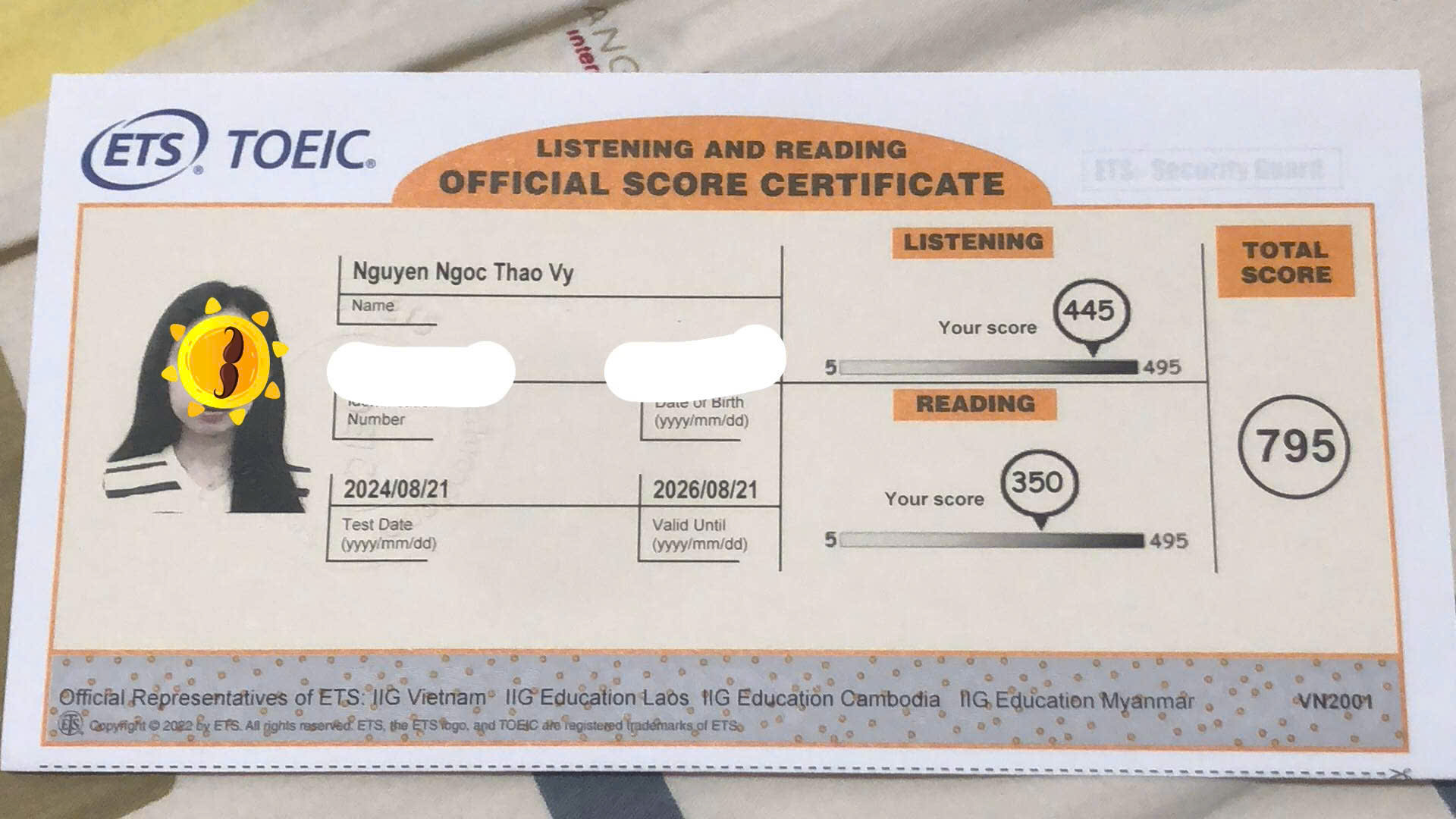 Mình đã đạt 795 điểm TOEIC như thế nào qua khóa học của thầy Cẩn Đình